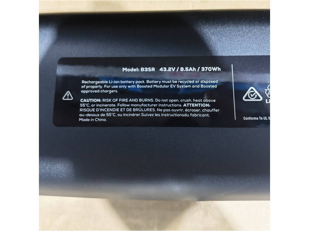B3SR,Lithium-ion battery,BOOSTED (Battery 8500mAh 370Wh| Shop by ...